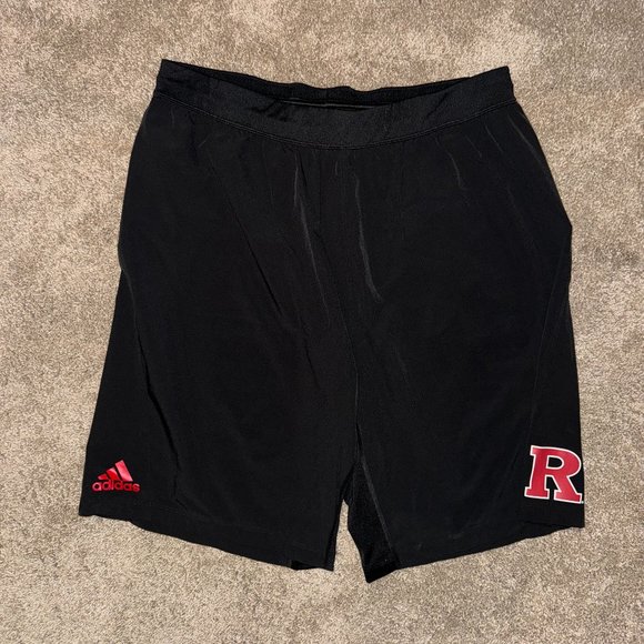 adidas | Shorts | Adidas Rutgers Football Black Shorts Xl | Poshmark